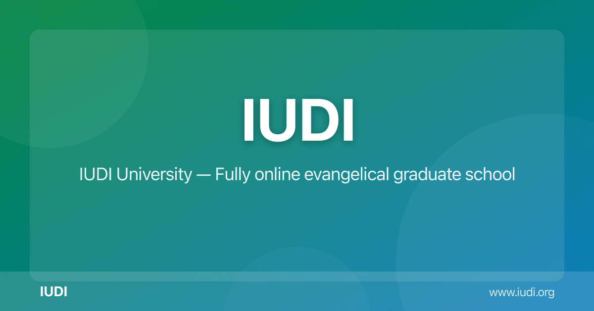 IUDI University: Online MA & PhD in Theology | IUDI University